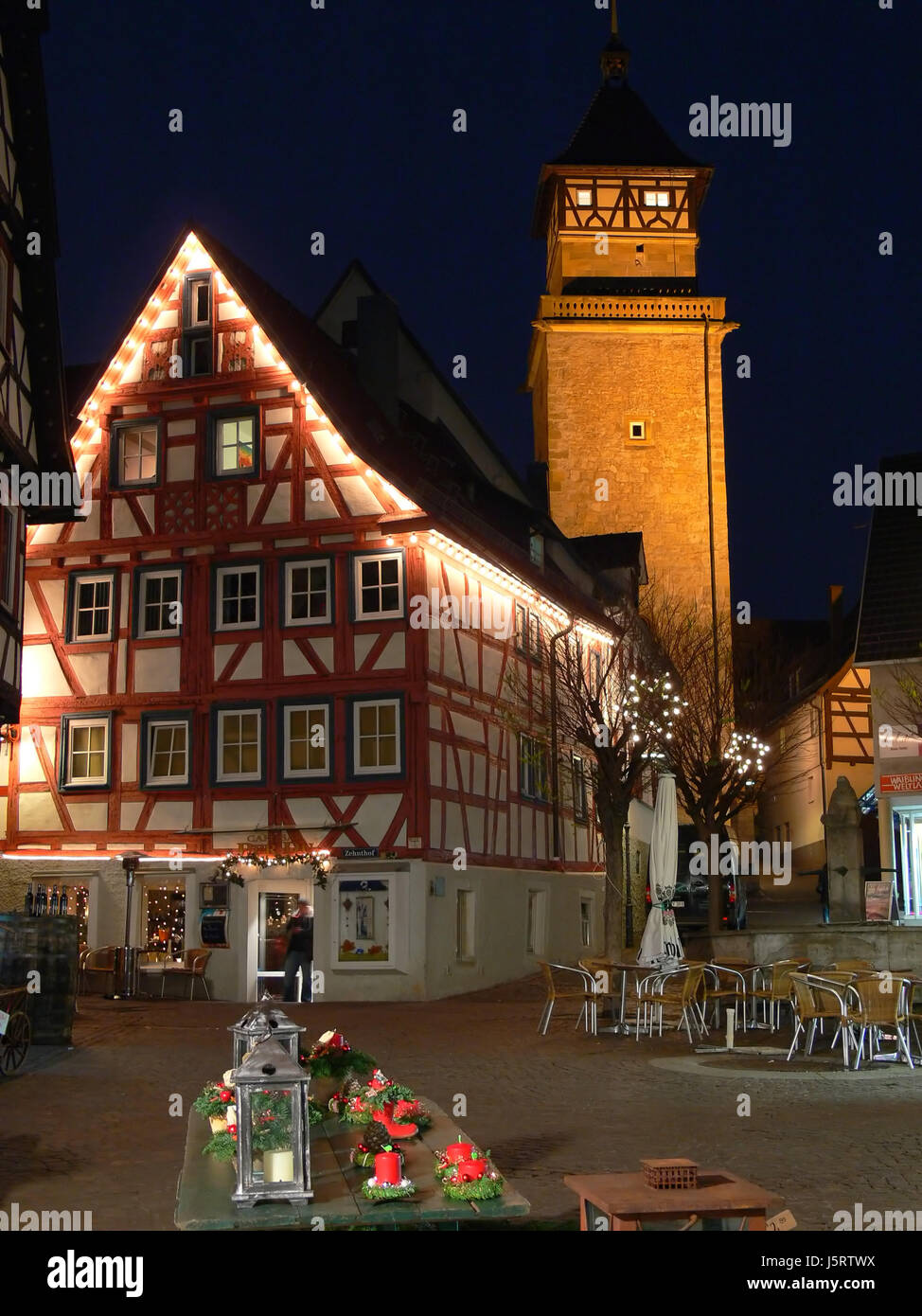 waiblingen - high watchtower Stock Photo - Alamy