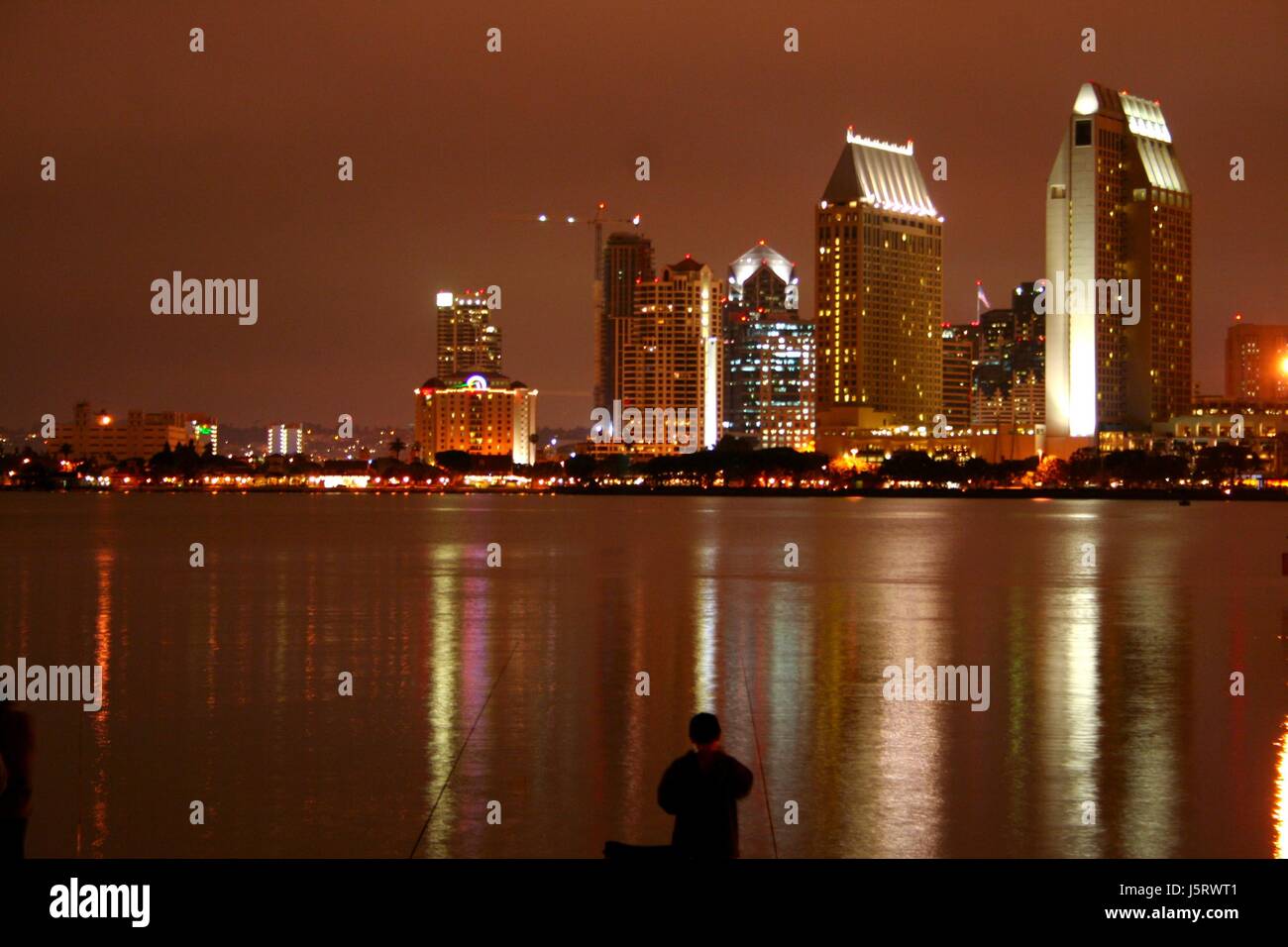 skyline san diego calofonia usa in after Stock Photo - Alamy