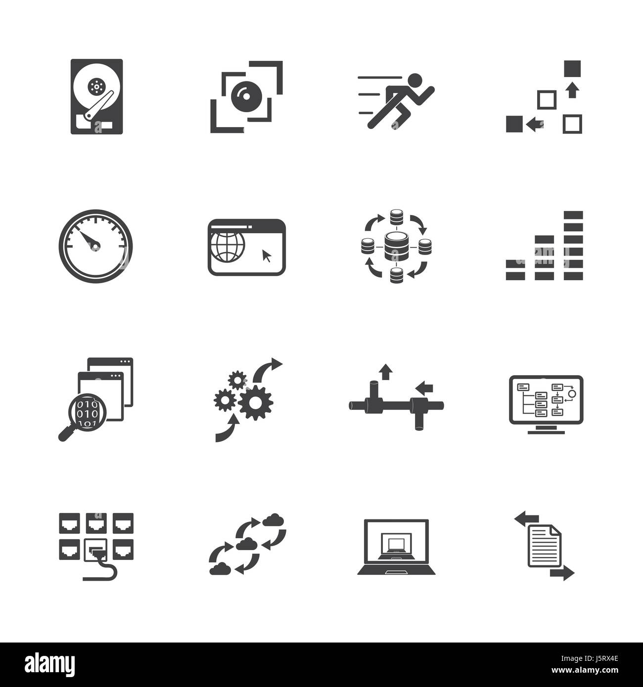 Big data volume velocity variety Stock Vector Images - Alamy