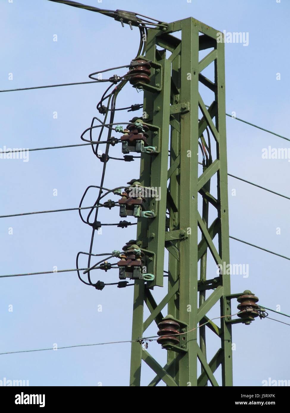 power station energy power electricity electric power metal mast ...