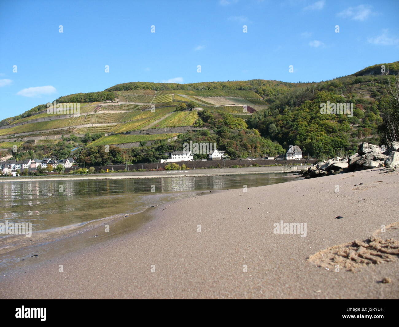 rhine beach seaside the beach seashore world cultural heritage current ...