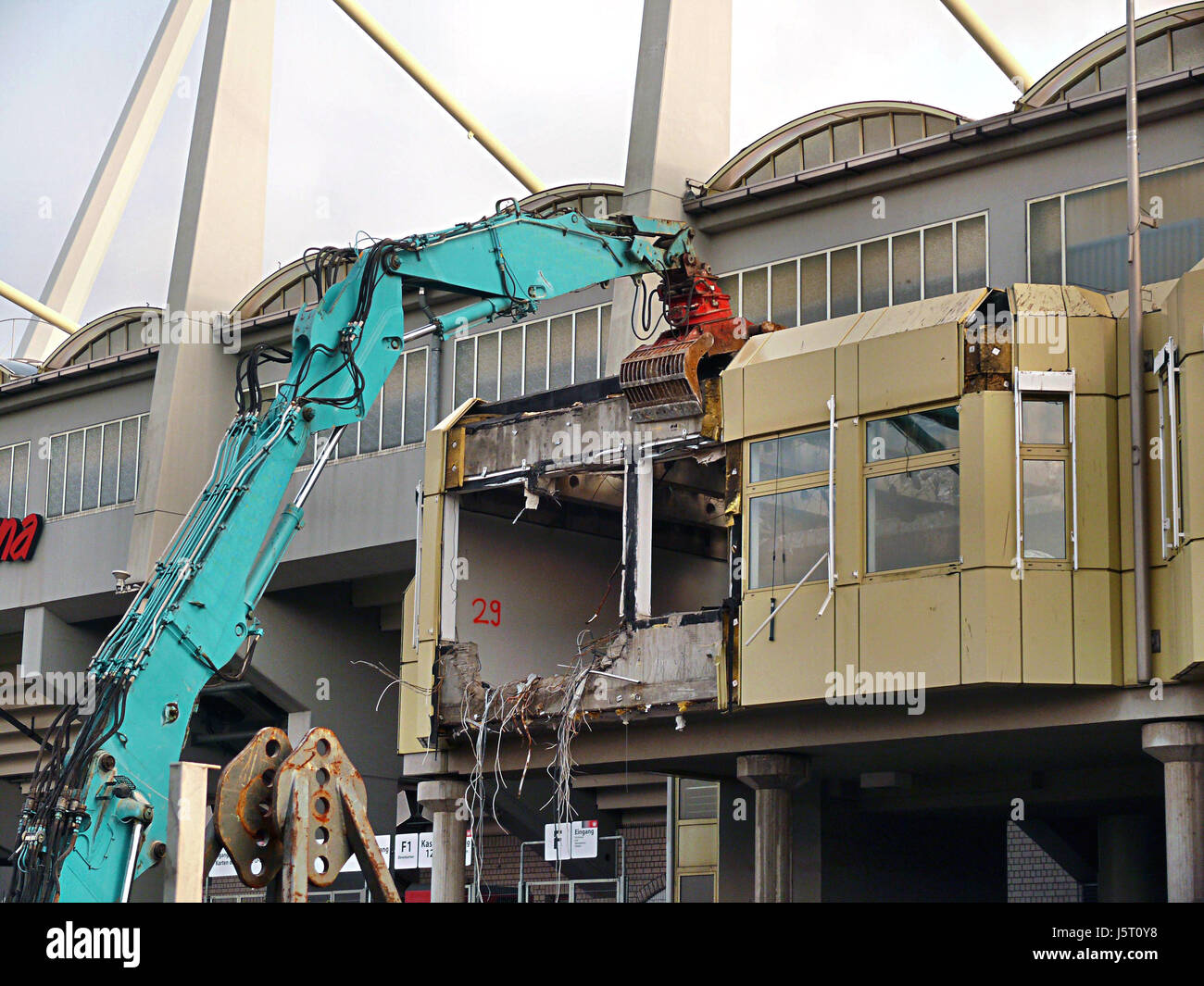 ruin dredger debris demolition scrapping construction site house ...