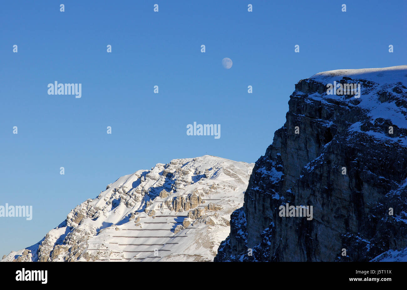 mountains alps austrians moon Innsbruck mountains winter alps austrians ...