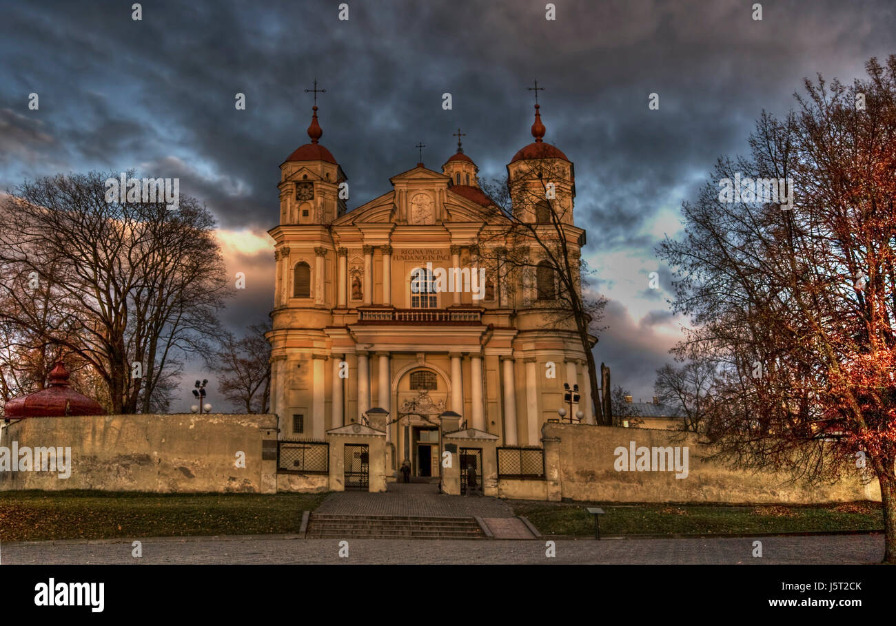 church temple cathedral lithuania tower church window porthole dormer ...