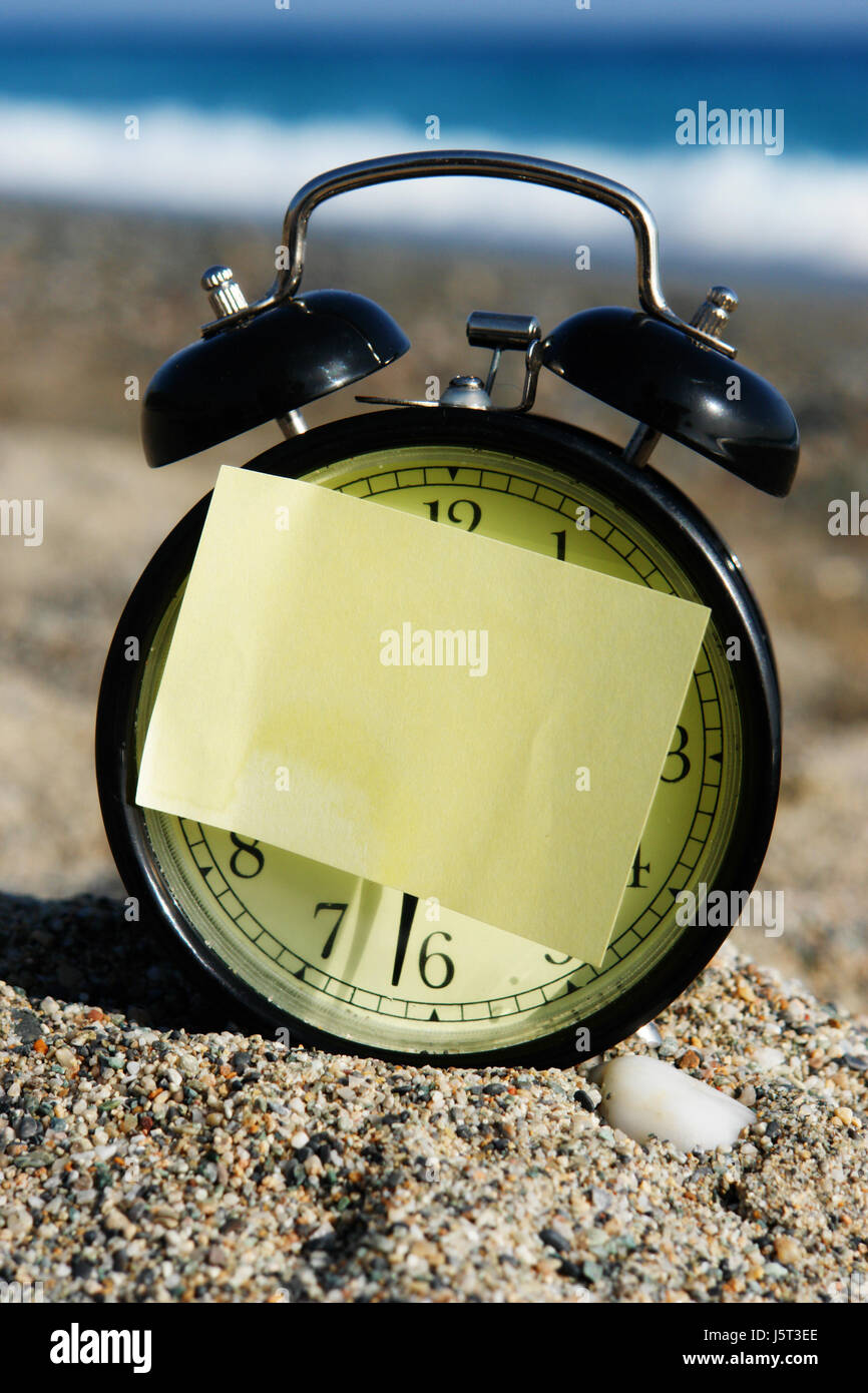 note memo clock alarm clock note memo slip holiday vacation holidays ...