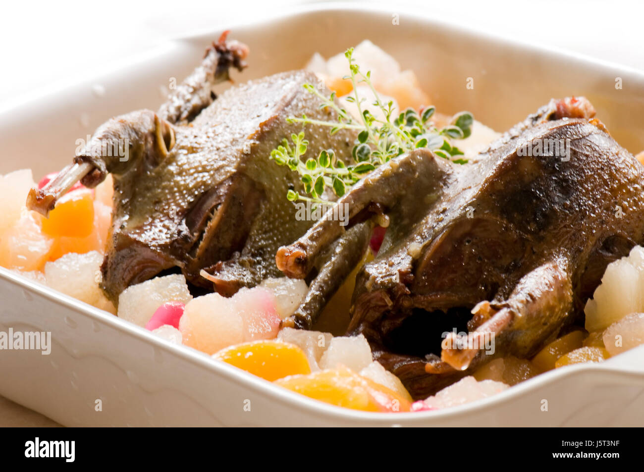 fried wild pigeons Stock Photo - Alamy