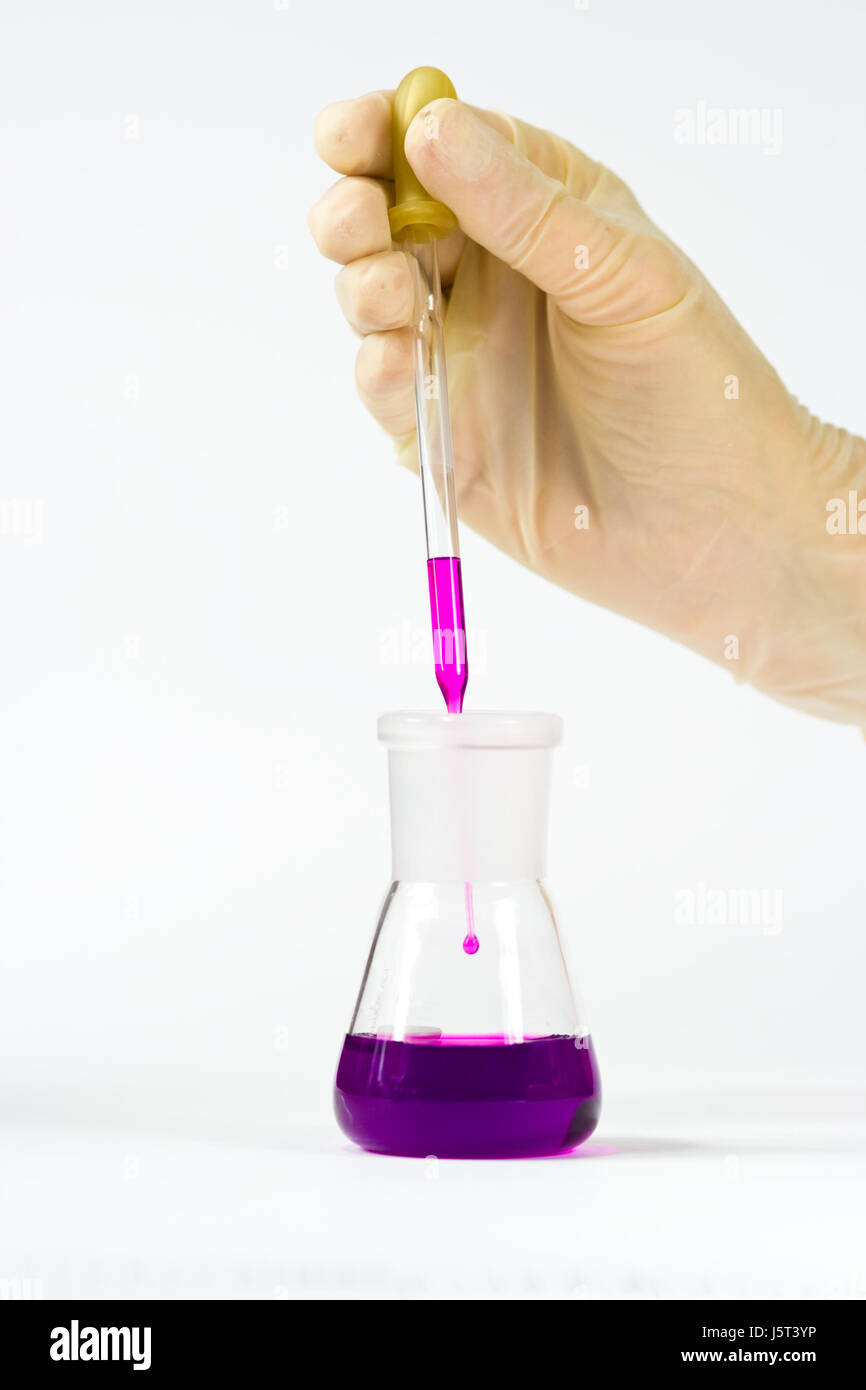 hand science research piston laboratory investigation pipette cob ...