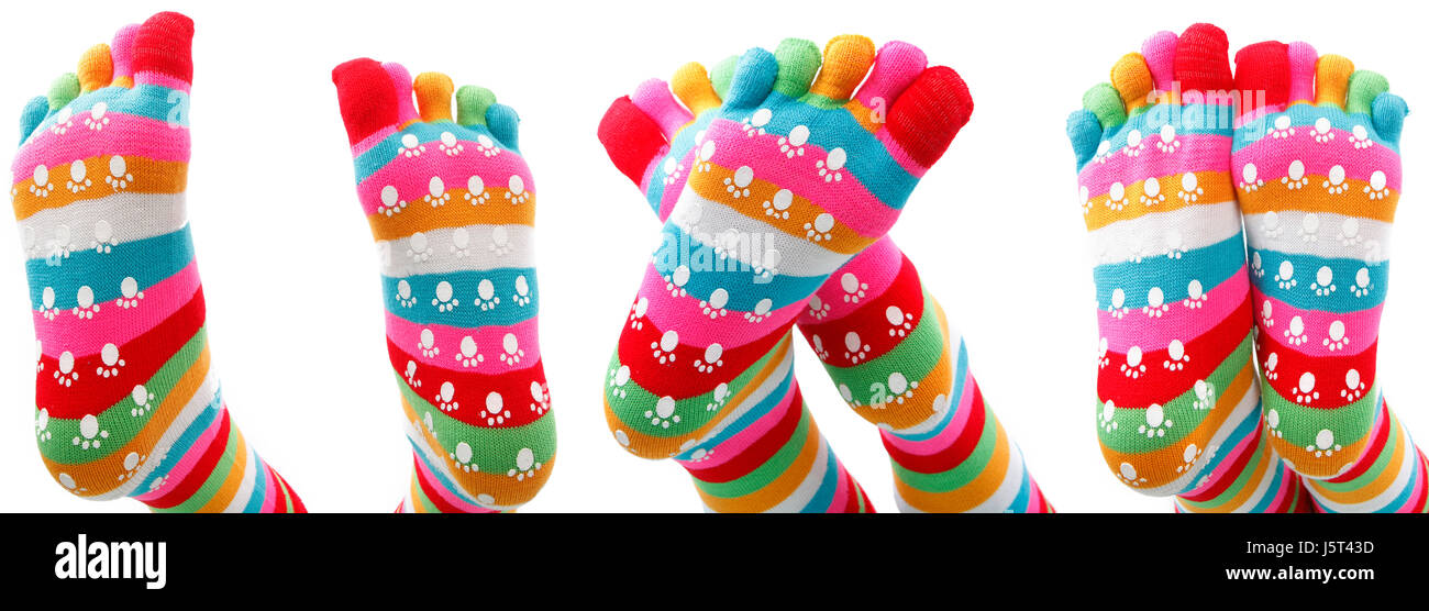 Coloured socks hi-res stock photography and images - Alamy
