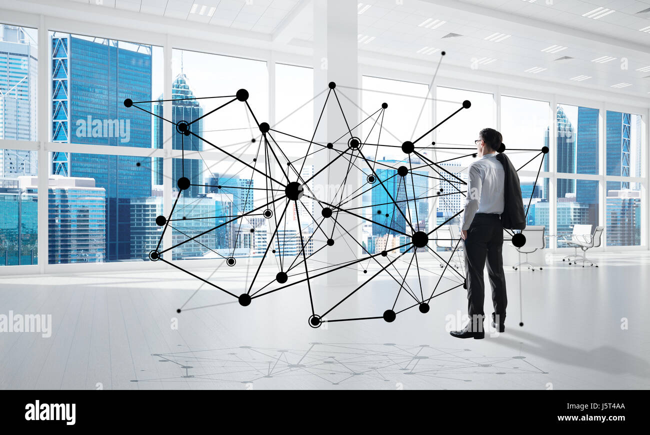 Networking and social communication concept as effective point for ...