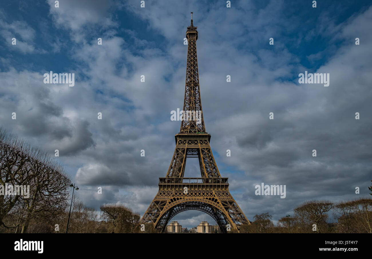 A Beautiful View Of The Eiffel Tower Stock Photo - Alamy