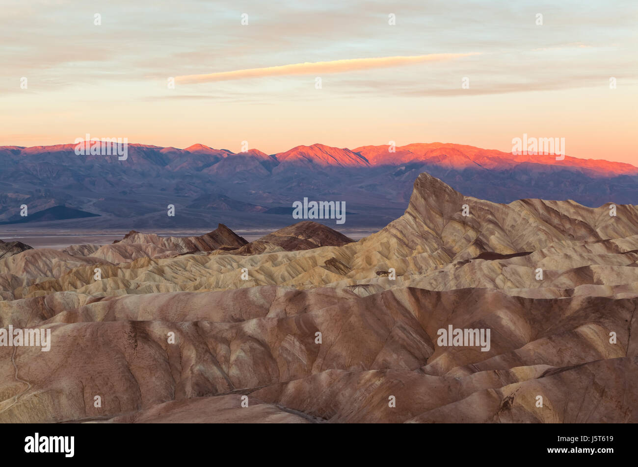 The landscape of Death Valley National Park, California, USA Stock ...