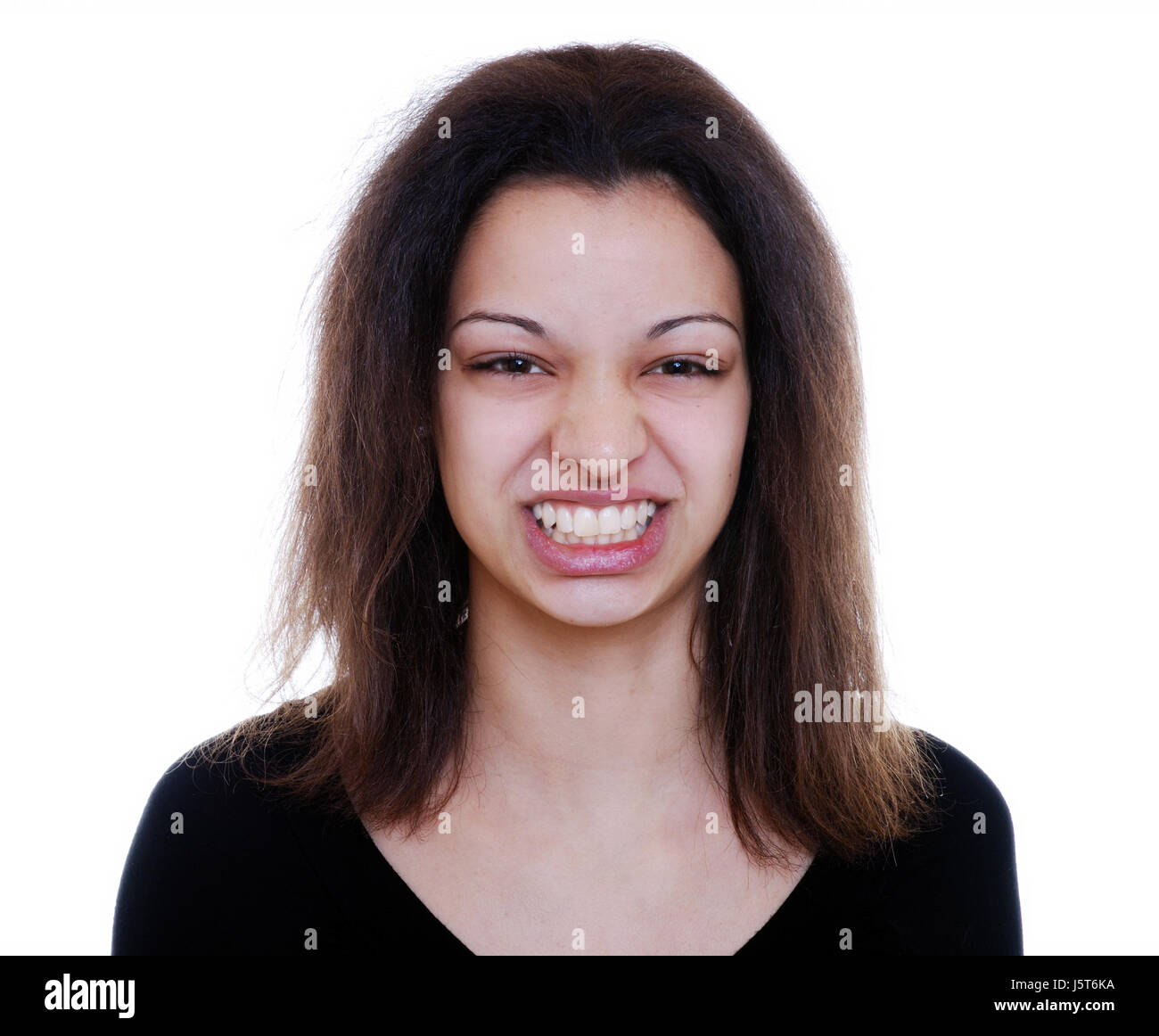 Teeth anger resentment annoy raving hi-res stock photography and images ...