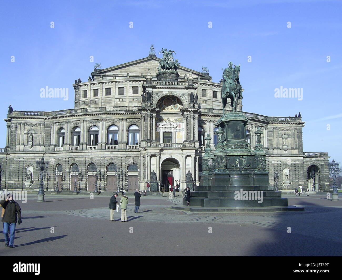 act performance opera saxony Dresden emblem building of historic ...
