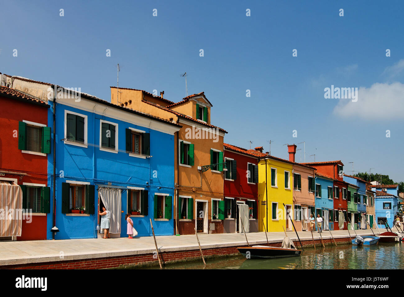 europe italy houses coloured colourful gorgeous multifarious richly ...