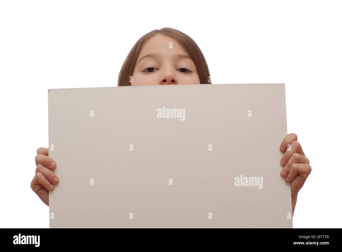 eyes hold shield child girl girls indicate show hand hands isolated ...