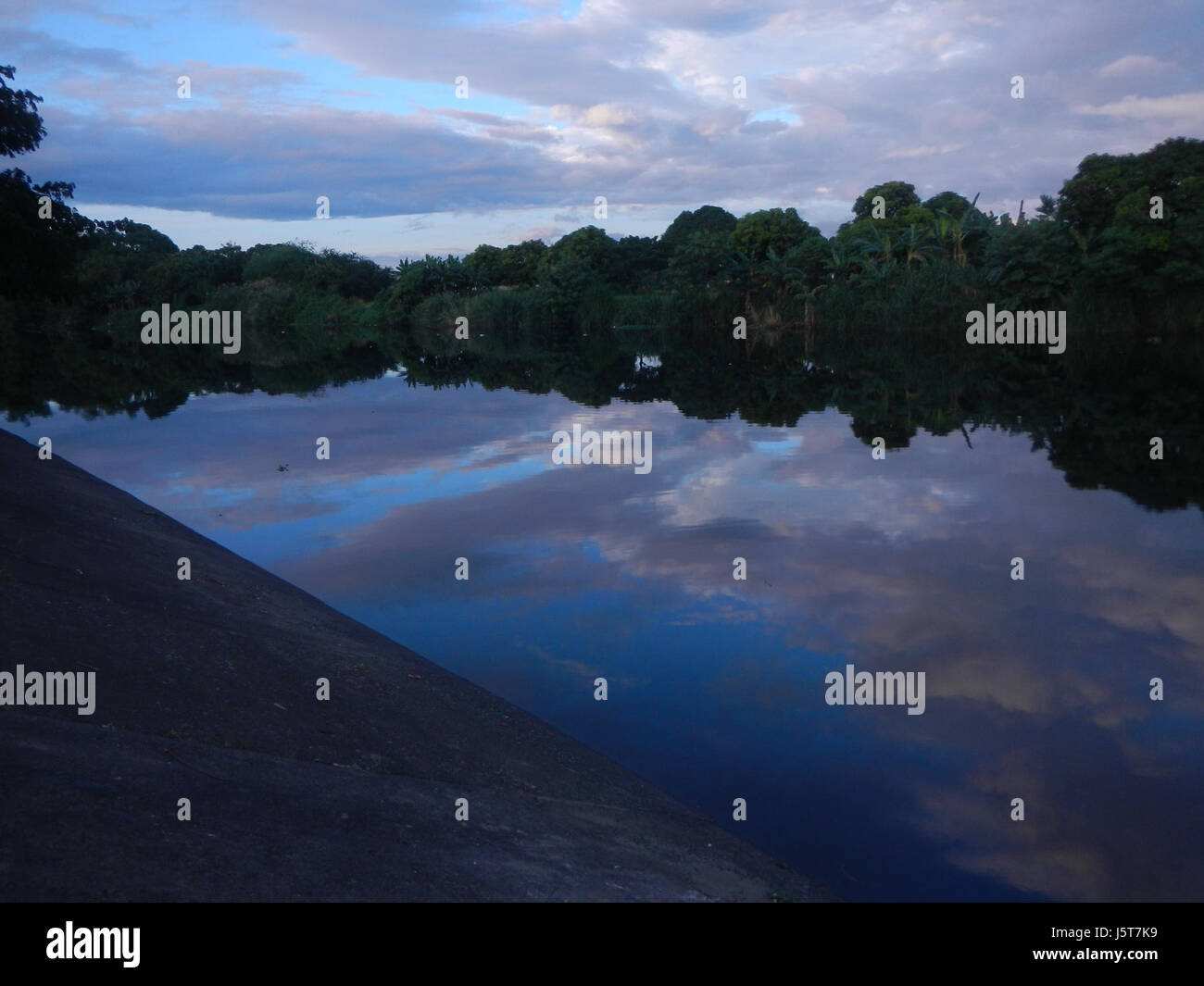 01735 Bocaue River Bridge Sunsets Bocaue Bulacan MacArthur Highway 22 ...