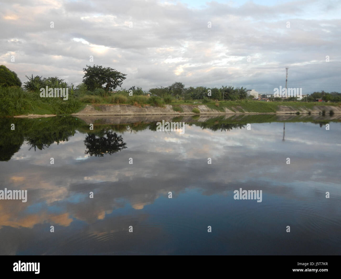 01761 Bocaue River Bridge Sunsets Bocaue Bulacan MacArthur Highway 11 ...
