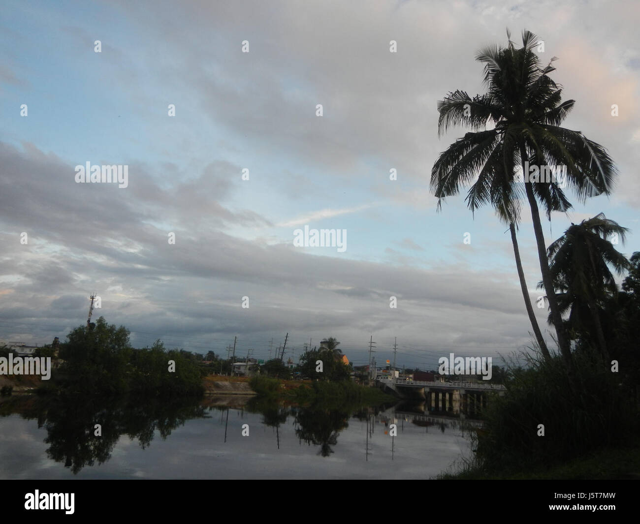 01786 Bocaue River Bridge Sunsets Bocaue Bulacan MacArthur Highway 13 ...