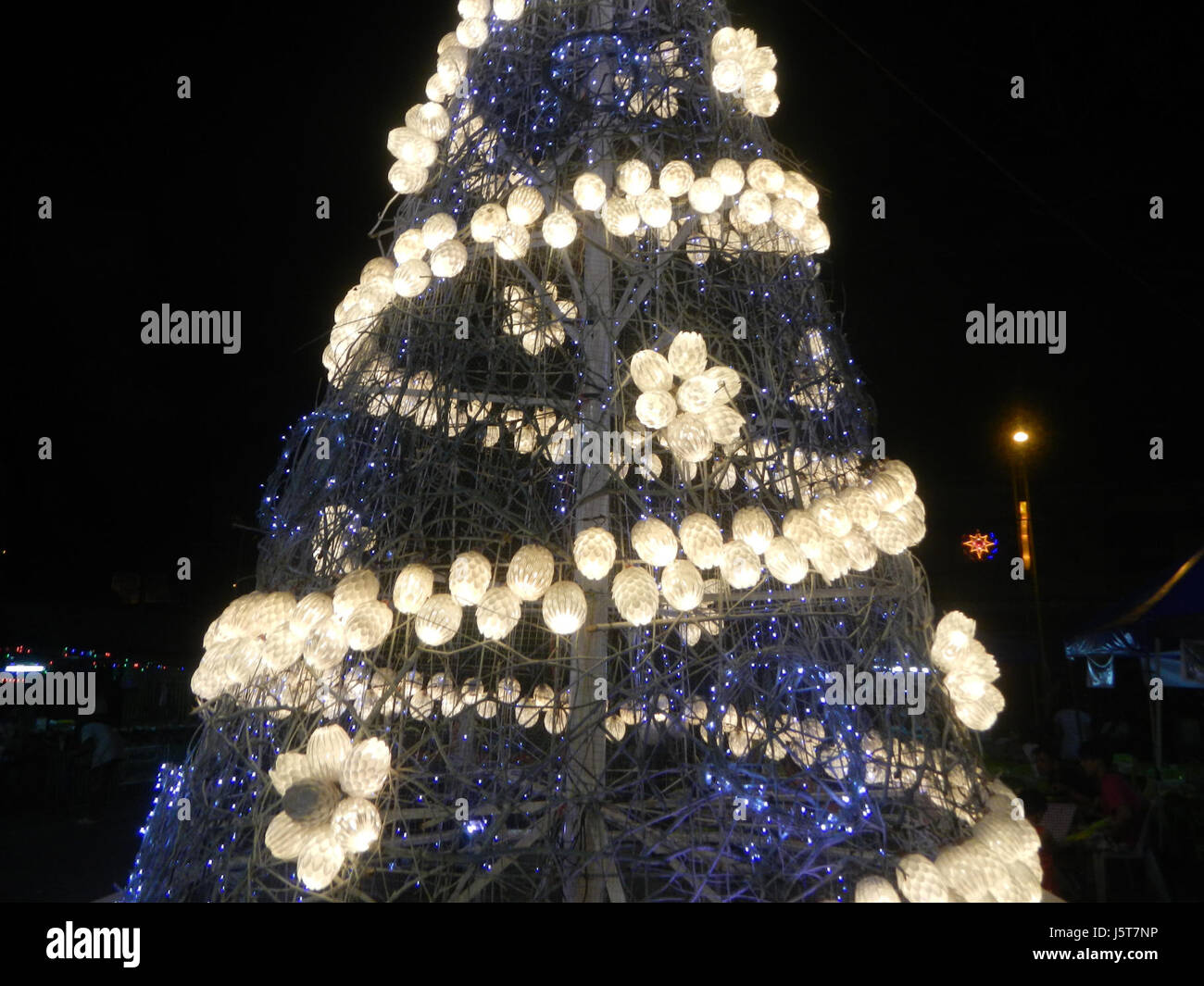 01810 Christmas trees in Poblacion Baliuag Bulacan 04 Stock Photo - Alamy