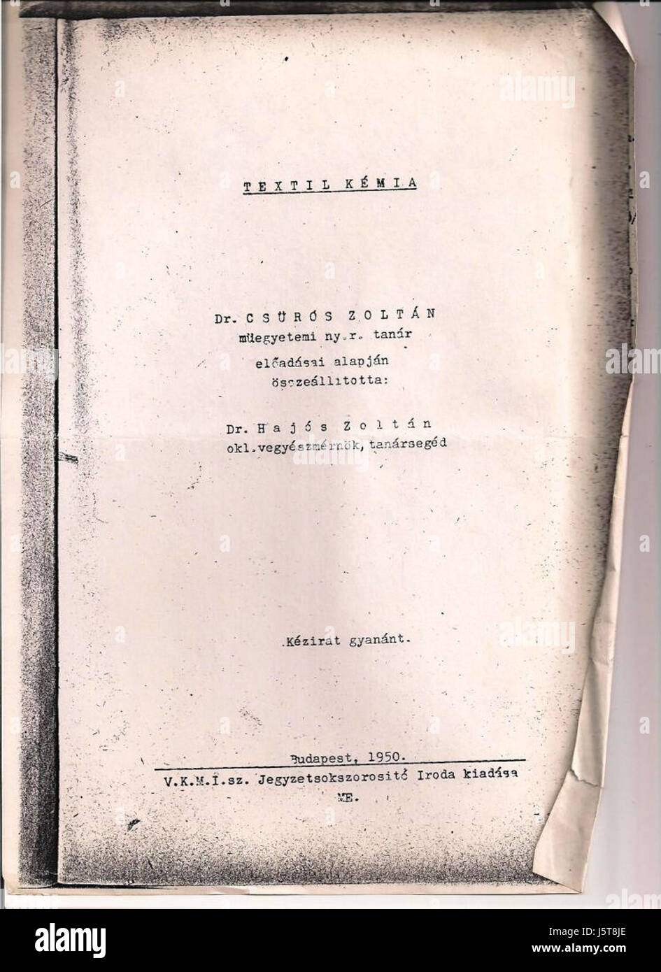 Textile Chemistry explores the science behind the production and ...