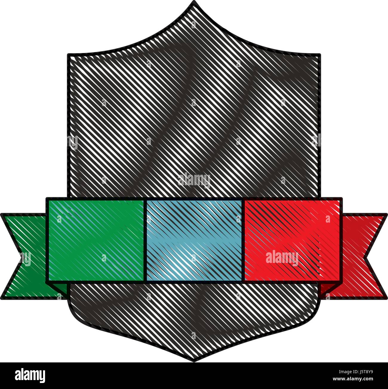 Vector emblem with Italy flag Stock Vector Image & Art - Alamy