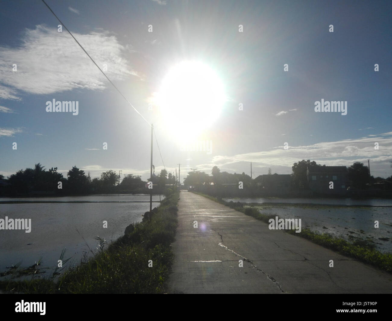This photograph captures the rural landscape of Cortez Road in ...