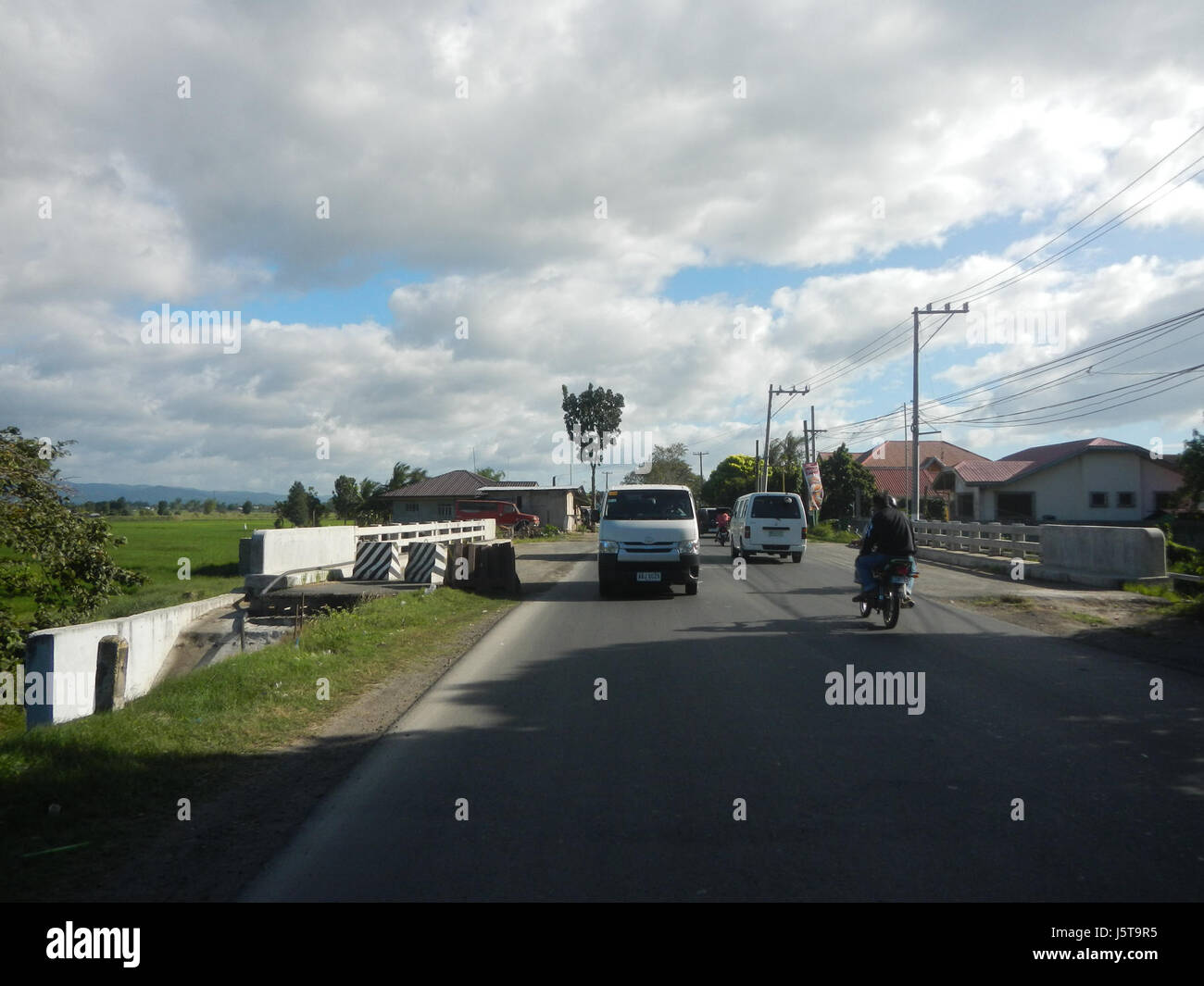 Photograph of the Maharlika Highway (Cagayan Valley Road) in San Miguel ...