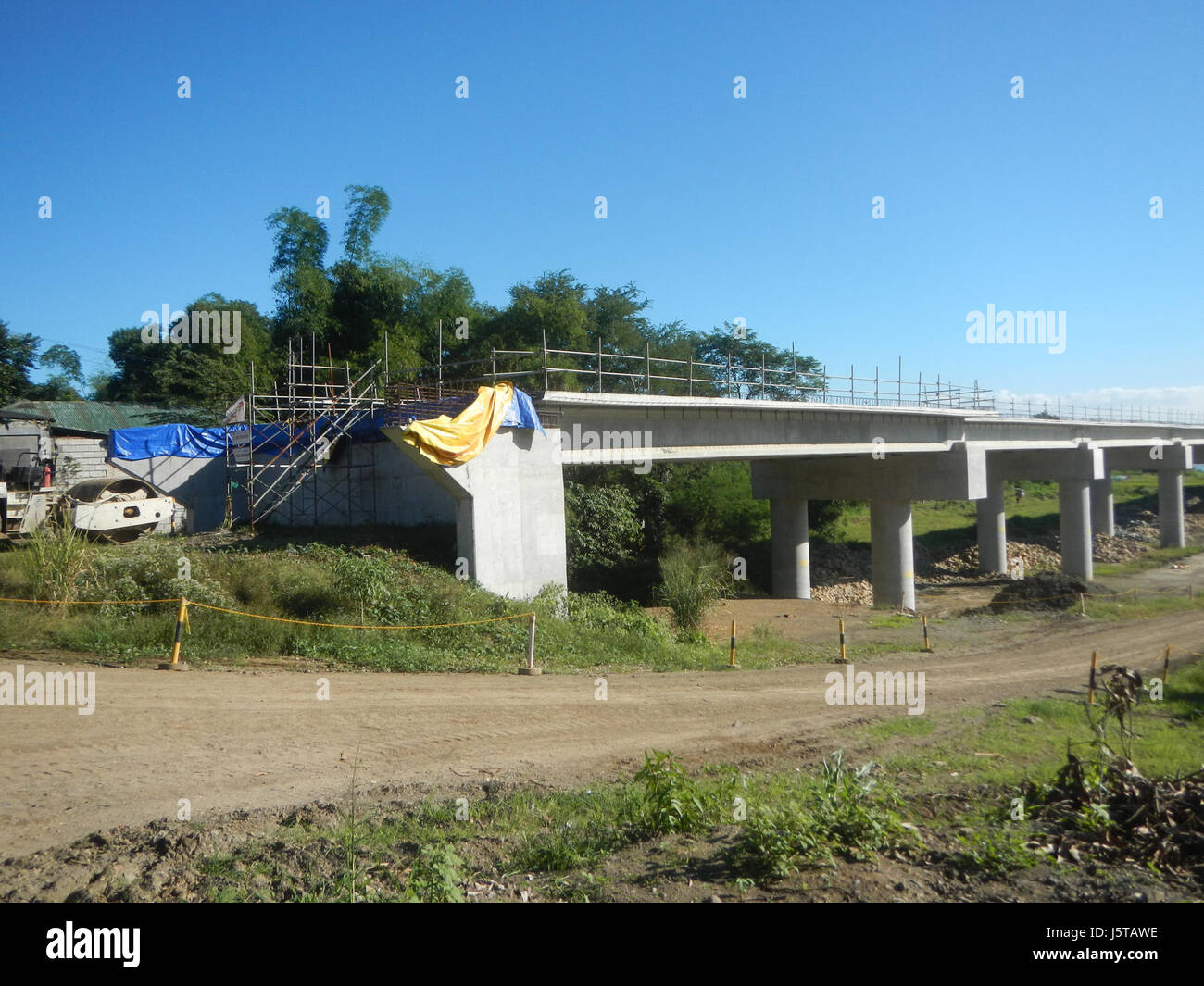 This image captures the construction of the Arterial Road Bypass in ...