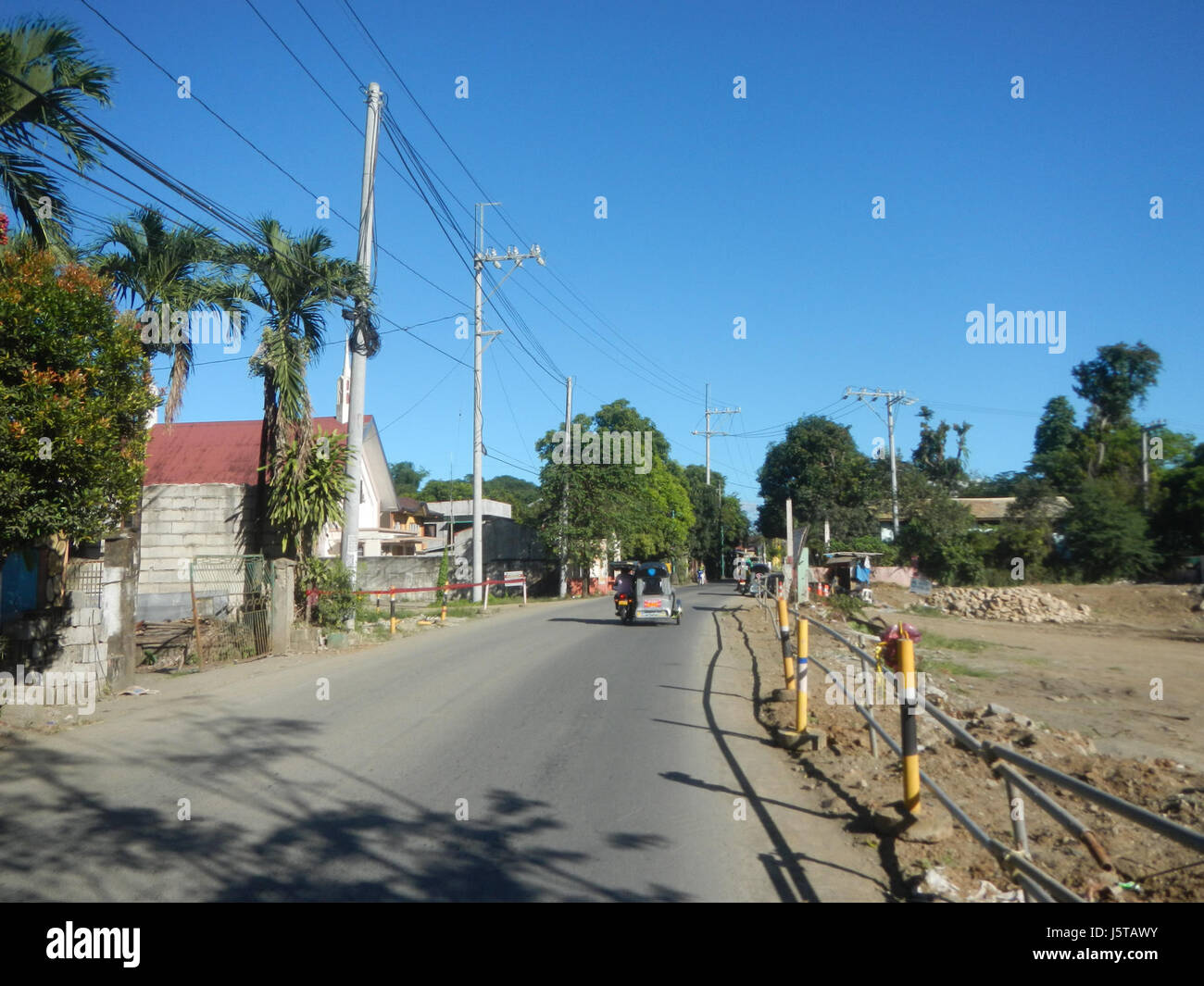 This image captures the construction of the arterial road bypass in ...