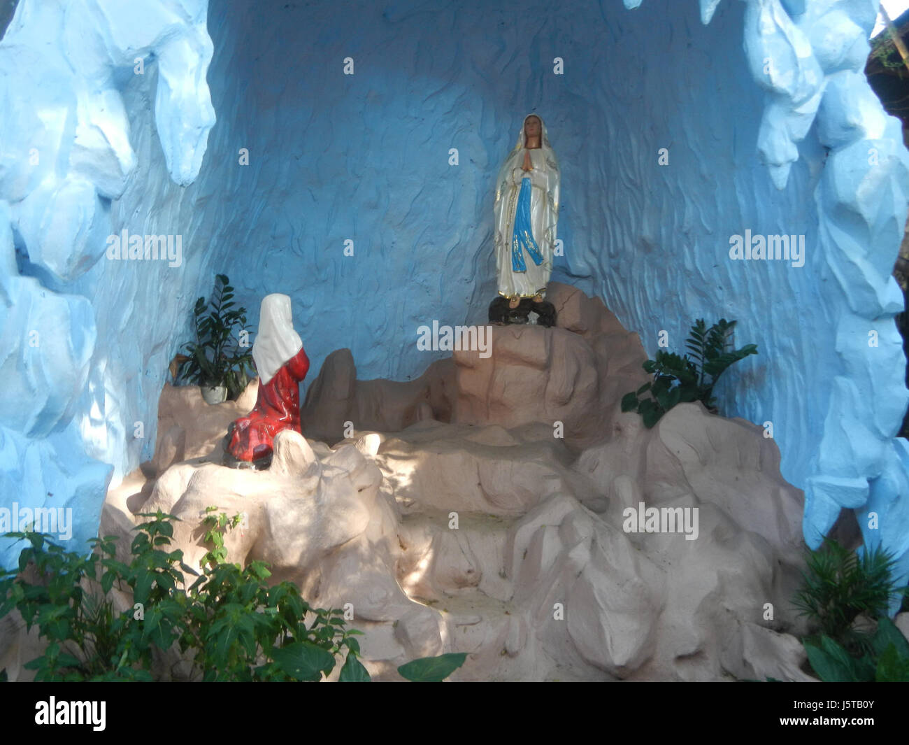 The welcome arch of Saint John of God Parish Church in San Rafael ...