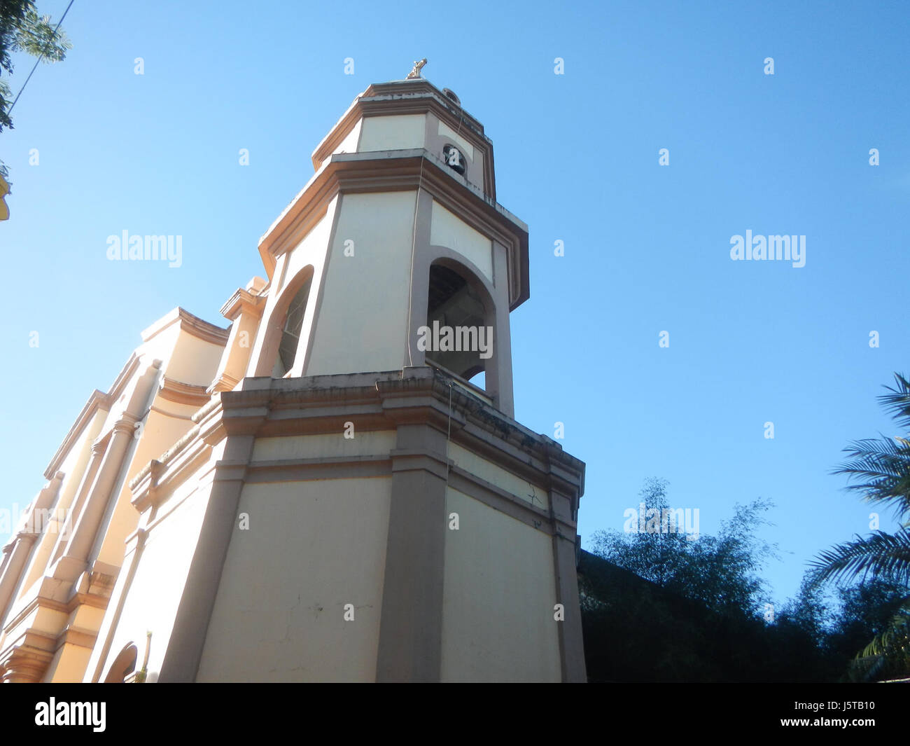 The Saint John of God Parish Church in San Rafael, Bulacan, features a ...