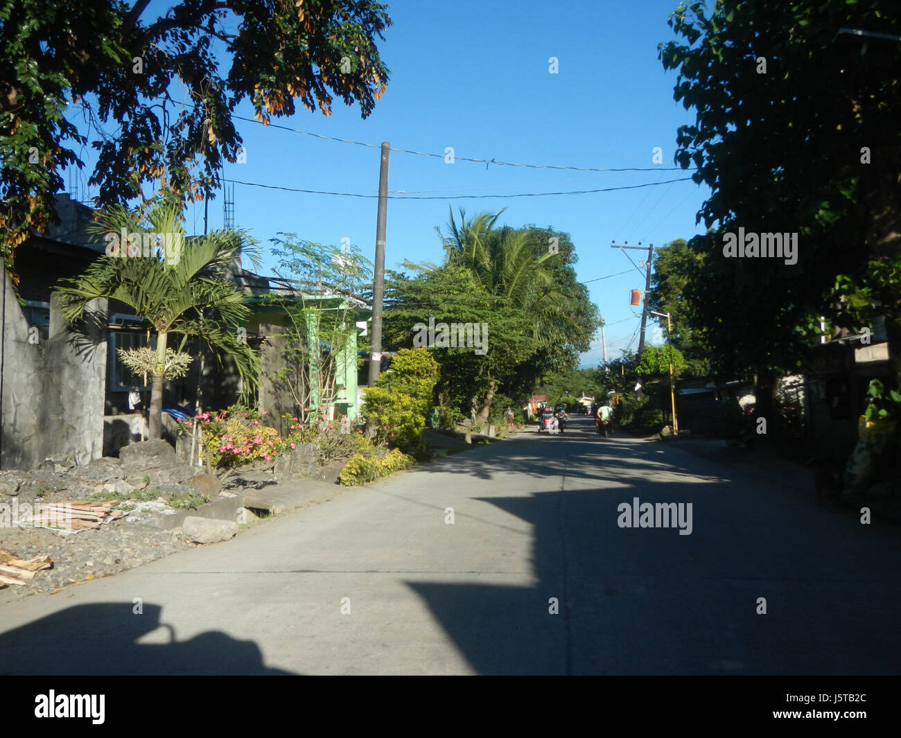 This image shows arterial roads in the province of Bulacan, Philippines ...