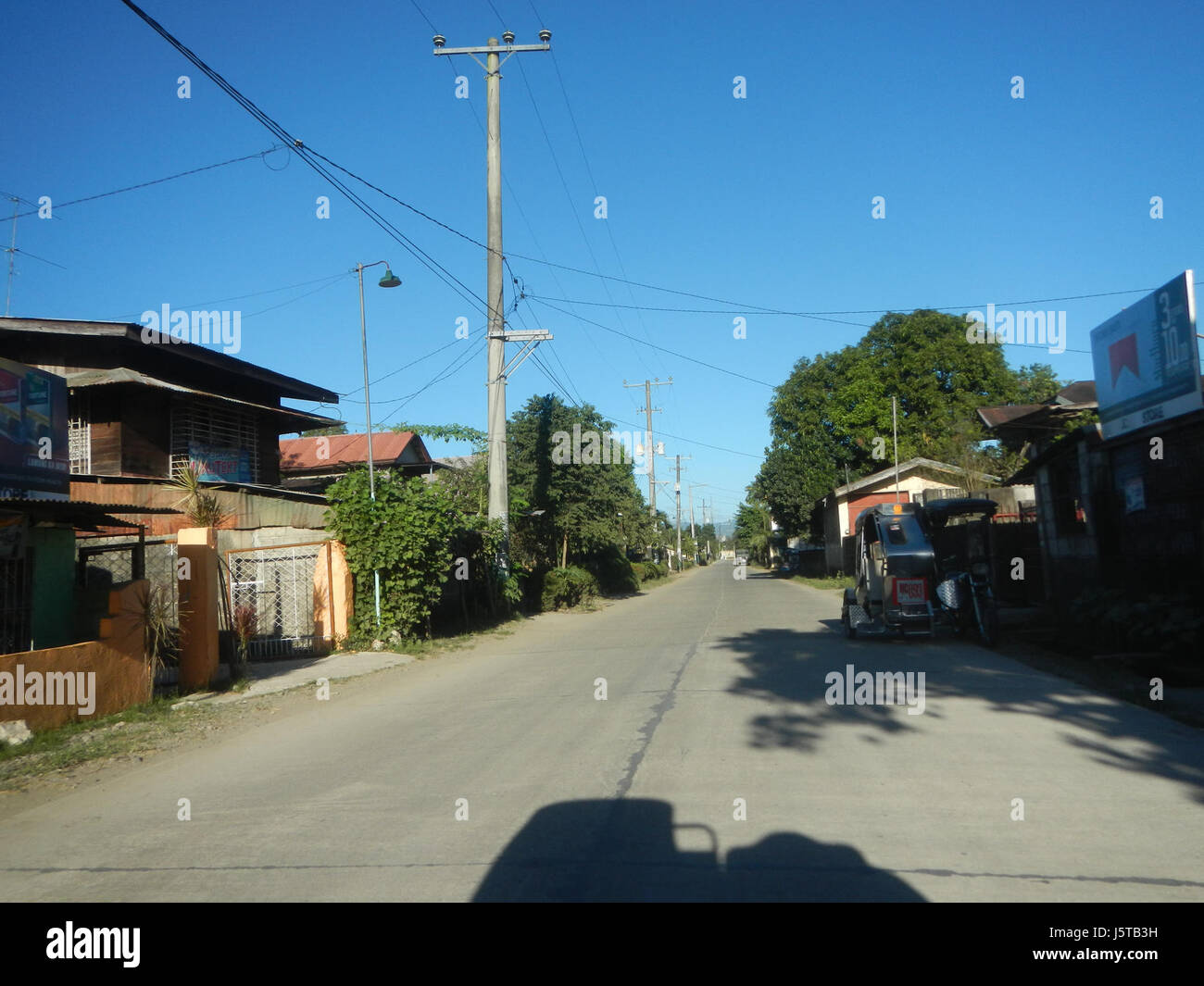 The arterial roads in Talacsan, Maronquillo, and Pulo, San Rafael ...