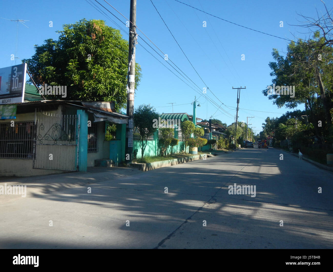 This image shows arterial roads in the Bulacan province, Philippines ...