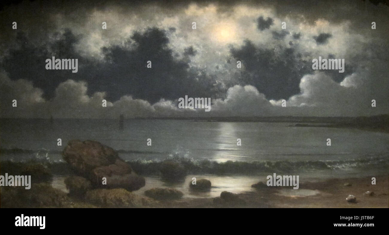'Point Judith, Rhode Island' by Martin Johnson Heade is a seascape ...