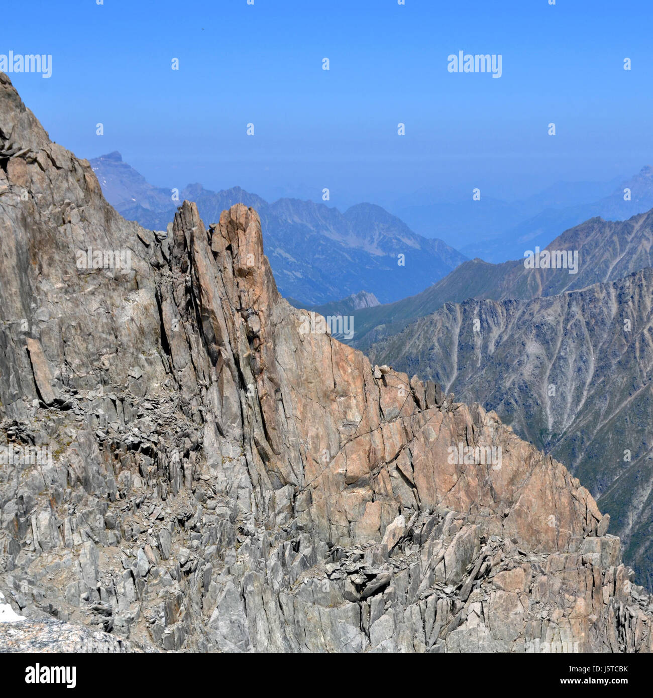 Les Grands Montets, a popular ski resort in the Chamonix-Mont-Blanc ...