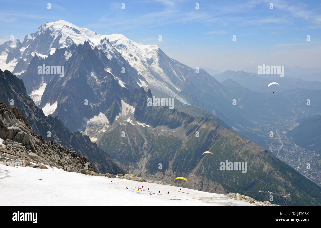 Les Grands Montets, located in the Chamonix Valley of France, is a ...