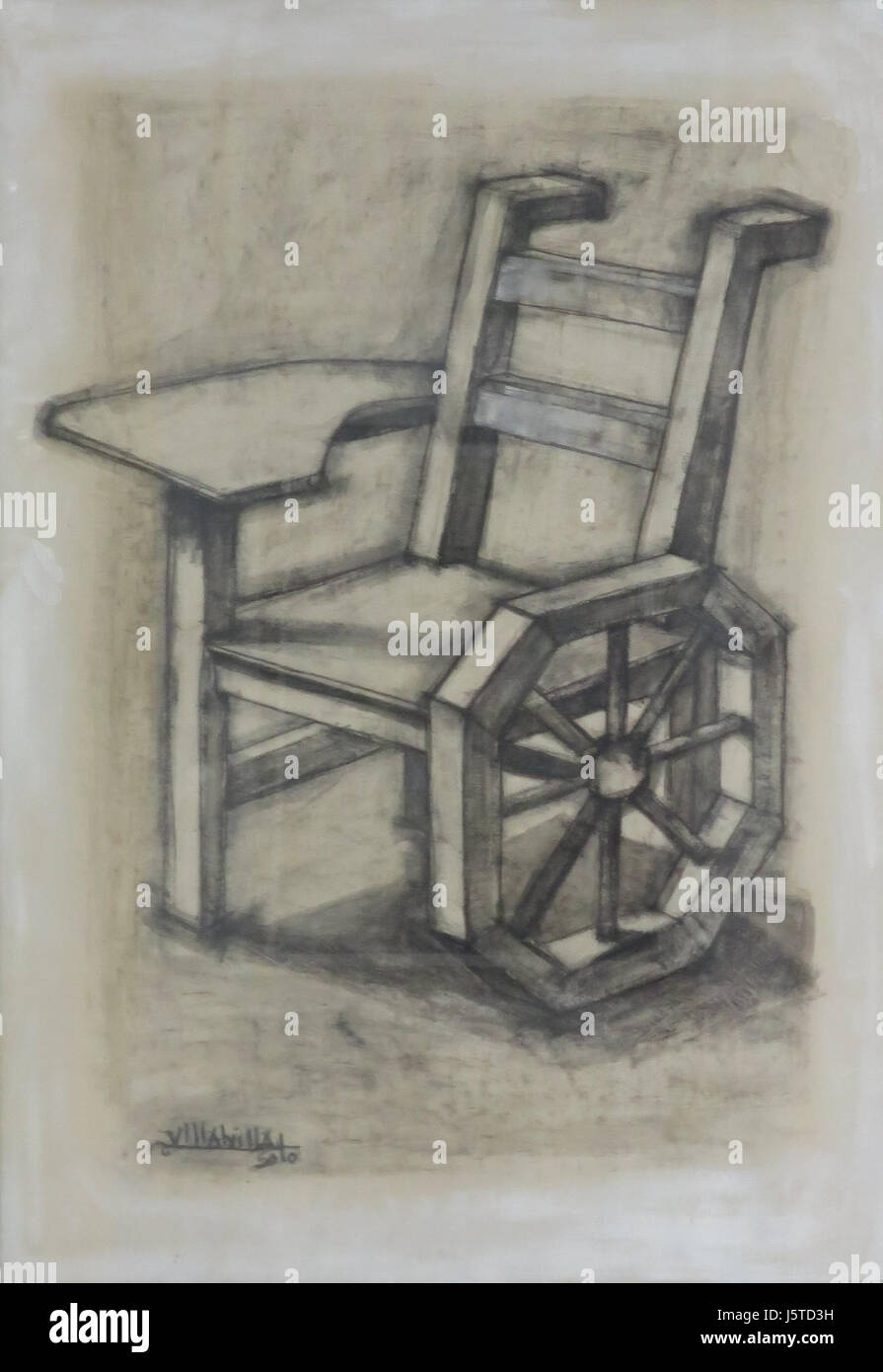 The 'Chair Desk with Hexagonal Wheel' is a piece designed by Camilo ...