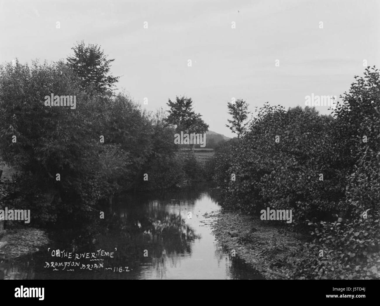 ' On the river Teme' Brampton Brian (1293436 Stock Photo - Alamy