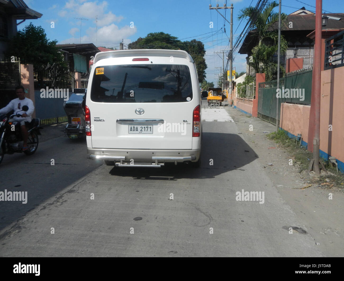 This image likely depicts historic houses located along Bonga Mayor in ...