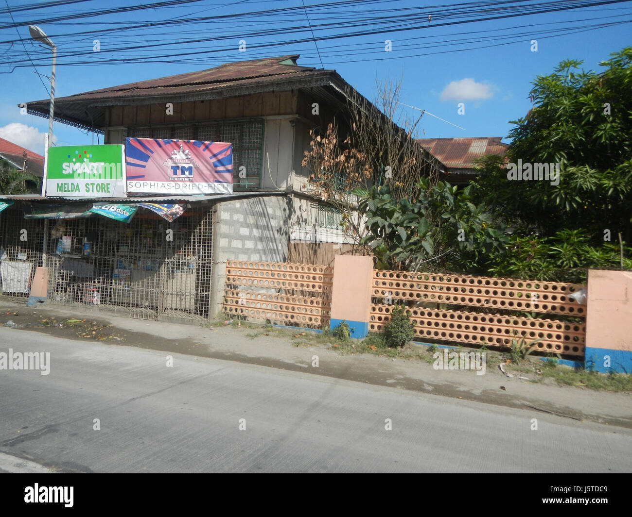 This map shows key roads and barangays in the municipality of Bustos ...