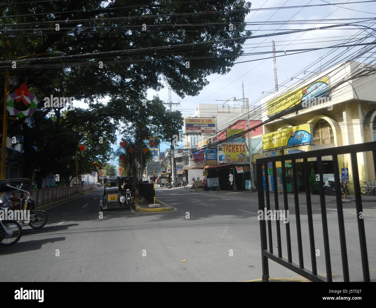 An image representing B. S. Aquino Avenue, a major street in Bagong ...