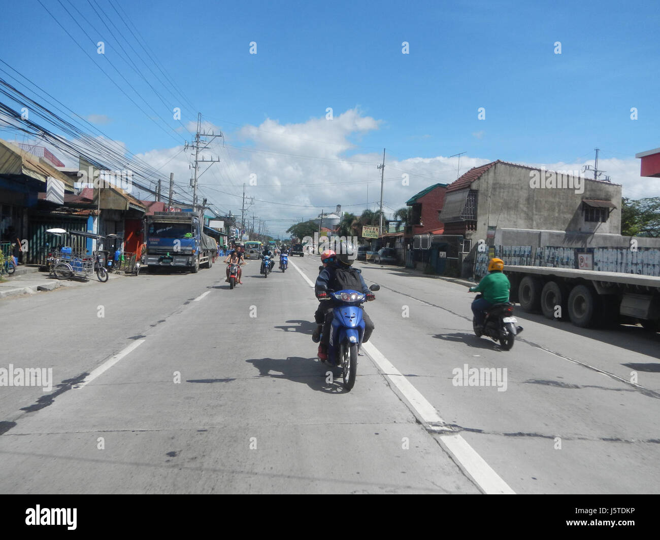 This image shows the commercial area along the MacArthur Highway in ...