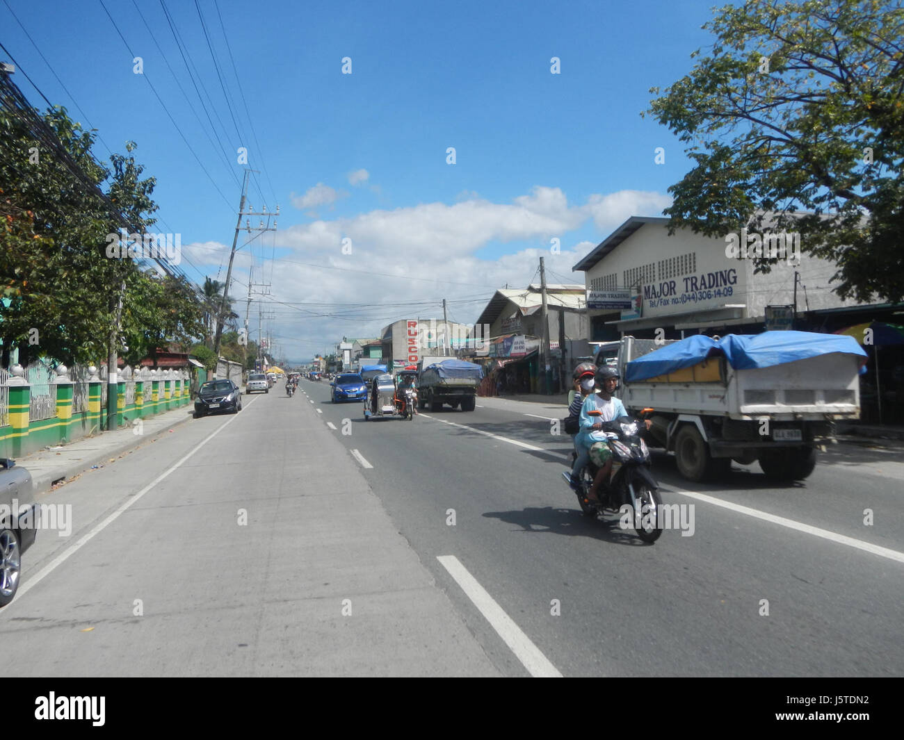 An image capturing the MacArthur Highway stretching through the ...