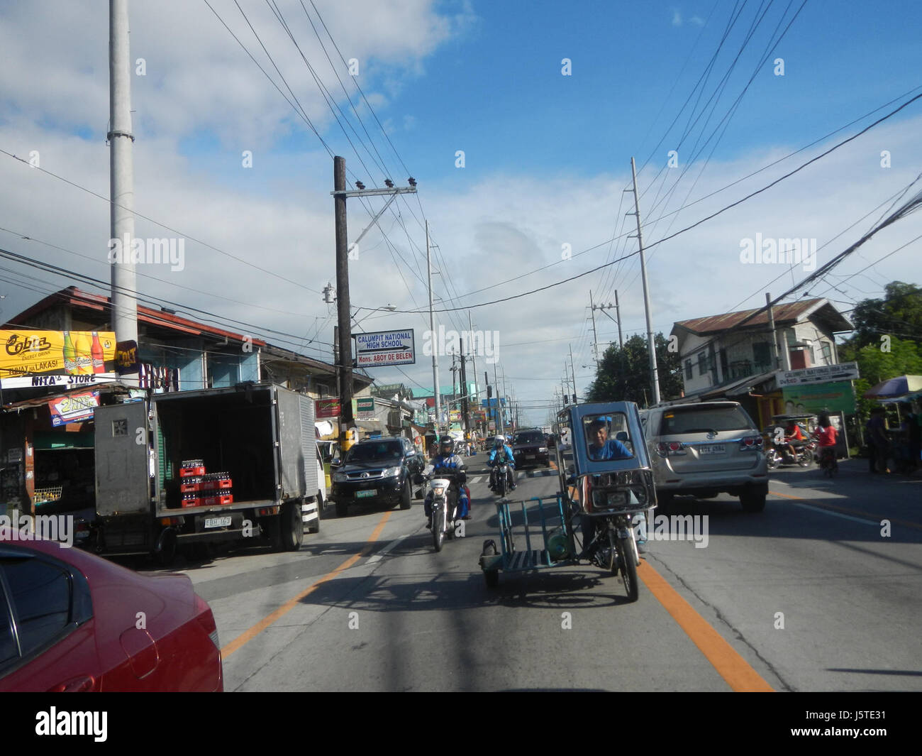 A detailed view of Poblacion, the town center of Calumpit in Bulacan ...
