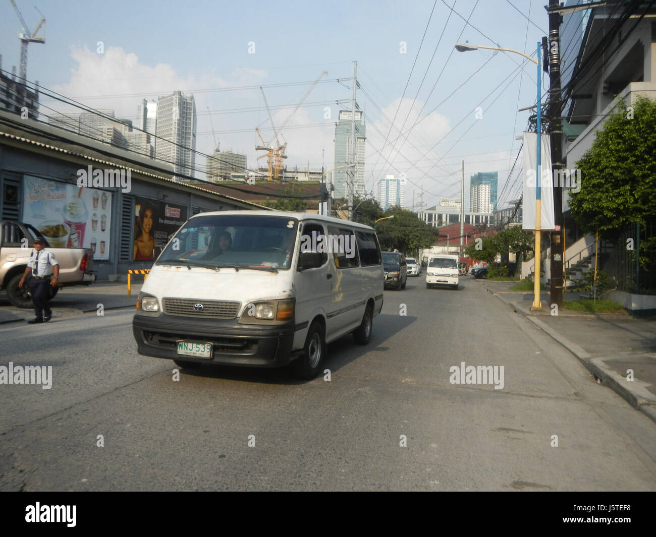 This map section shows the locations of several key barangays in ...