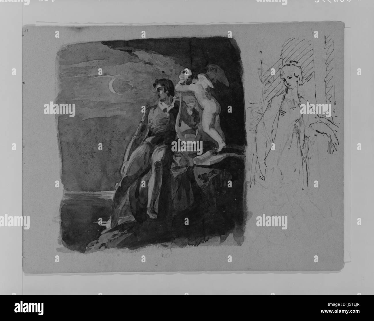 This sketch, labeled MET 266498, is part of a collection housed at The ...