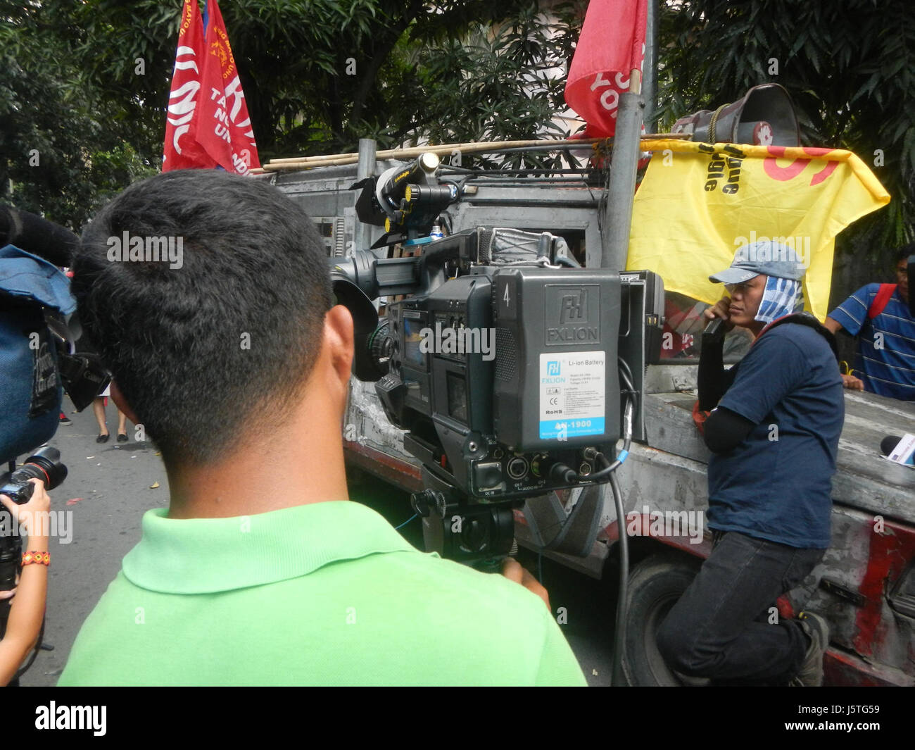 0040 Vigils demonstrations Media coverages Ferdinand Edralin Marcos ...