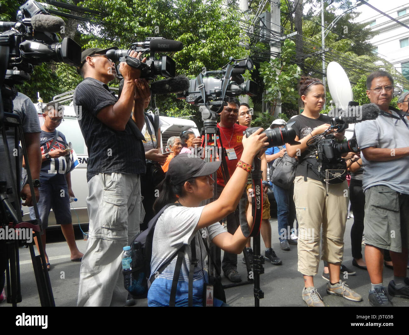0040 Vigils demonstrations Media coverages Ferdinand Edralin Marcos ...