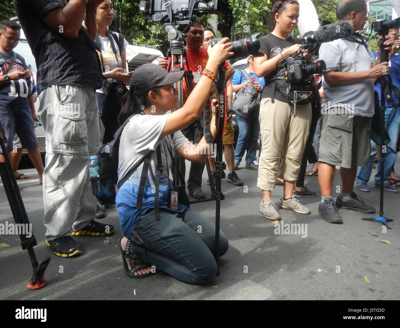 This image references media coverage of vigils and demonstrations ...